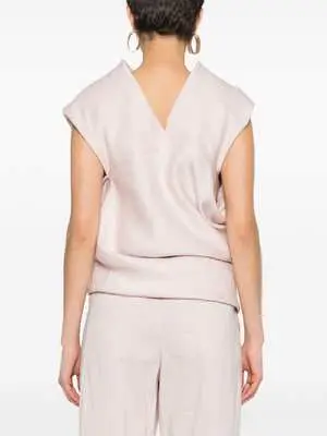 Issey Miyake Sleeveless Draped Top