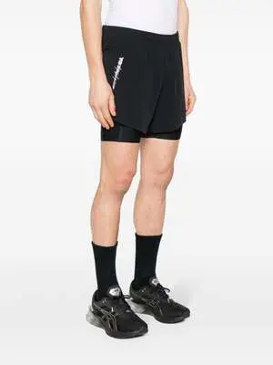 Y3 Logo-print Ripstop Running Shorts