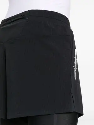 Y3 Logo-print Ripstop Running Shorts