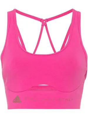 Adidas By Stella Mccartney Elasticated Sports Bras