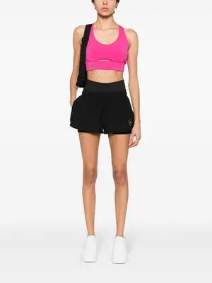 Adidas By Stella McCartney Logo-print Cut-out Top