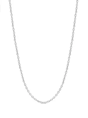 NIALAYA JEWELRY Rolo Chain Necklace - Silver