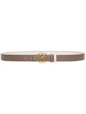 Bally Emblem Leather Belt