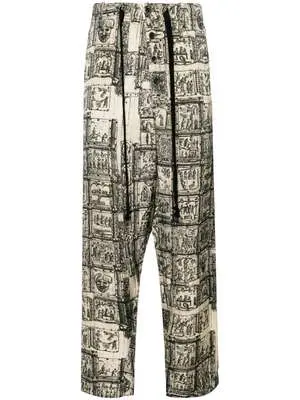Uma Wang Printed Pants For Men