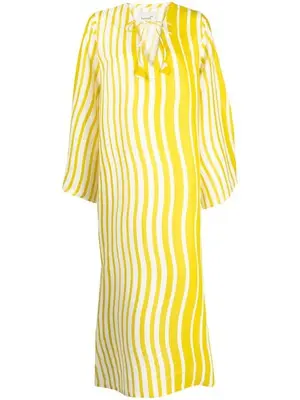 BAMBAH Sicily Striped Kaftan Dress