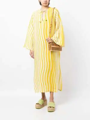 BAMBAH Sicily Striped Kaftan Dress