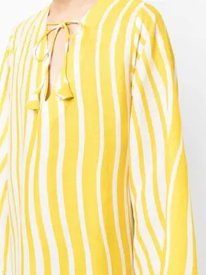 BAMBAH Sicily Striped Kaftan Dress