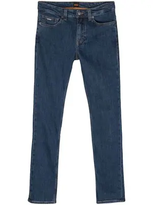 BOSS Mid-rise Slim-fit Jeans - Blue