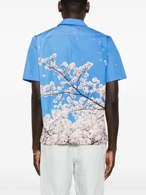 Orlebar Brown Maitan Floral-print Shirt - Blue