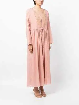 BAMBAH Stud-embellished Kaftan Dress