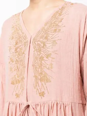 BAMBAH Stud-embellished Kaftan Dress