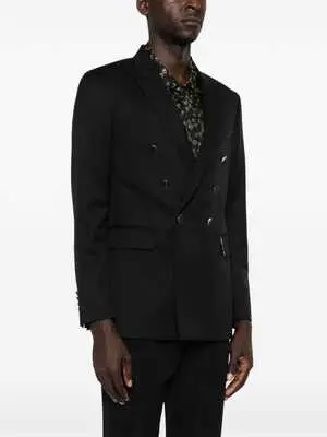 ERALDO Double-breasted Blazer - Black