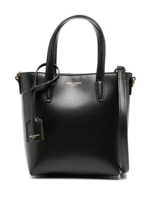 Saint Laurent Mini Leather Shopping Tote