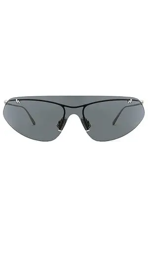 Bottega Veneta Knot Geometrical Sunglasses - Shiny Silver