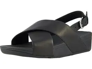 Fitflop Lulu Leather Cross-back Strap Sandals