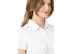 Adidas Performance Solid Short Sleeve Golf Polo Shirt Clothing - White