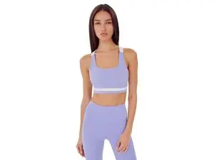 Splits59 Miles Rigor Medium Support Bra Bra Haze/white - Purple