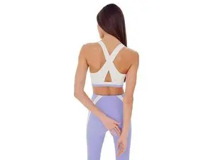 Splits59 Miles Rigor Medium Support Bra Bra Haze/white - Purple