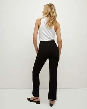 Veronica Beard Massaro Rib-knit Pants