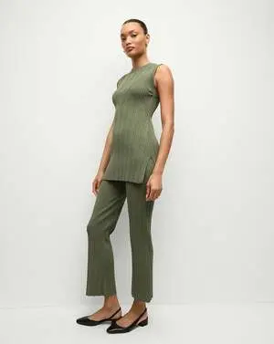 Veronica Beard Semma Ribbed Tank