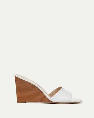 Veronica Beard Ellen Wedge Sandal - Coconut