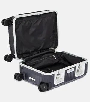 FPM MILANO Bank Light Spinner 53 Front Pocket Suitcase - Black