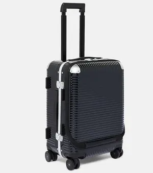 FPM MILANO Bank Light Spinner 53 Front Pocket Suitcase - Black