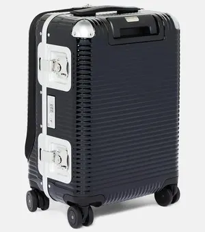 FPM MILANO Bank Light Spinner 53 Front Pocket Suitcase - Black