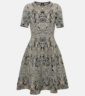 Etro Paisley Printed Minidress - Black