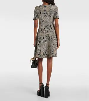 Etro Paisley Printed Minidress - Black