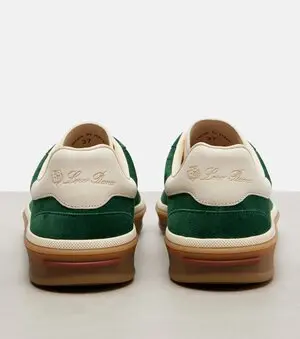 Loro Piana Tennis Walk Suede Sneakers - Green