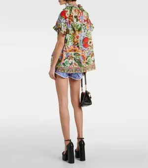 Etro Floral Cotton Blouse