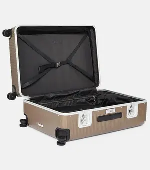 FPM MILANO Bank Light Trunk On Wheels Suitcase - Brown