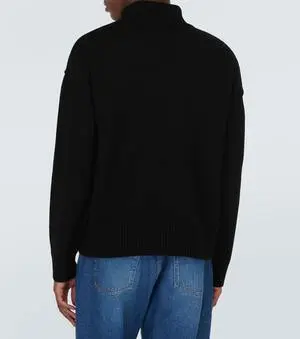 AMI Paris De Cœur Wool Turtleneck Sweater