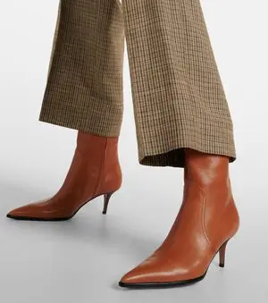 Paris Texas Ashley Leather Ankle Boots
