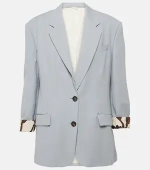 Brunello Cucinelli Single-breasted Blazer - Blue