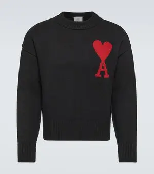 AMI Paris De Cœur Virgin Wool Sweater