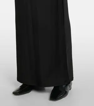 Tove Iana V-neck Maxi Dress In /grizzly - Black
