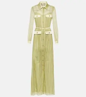 Gucci Horsebit Lace Maxi Dress
