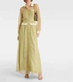 Gucci Horsebit Lace Maxi Dress