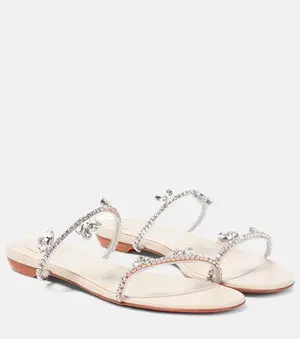 CHRISTIAN LOUBOUTIN Just Queenie Sandals - Silver