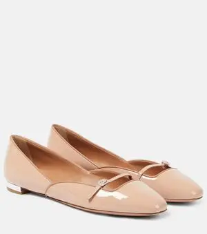 AQUAZZURA Soul Sister Ballet Flats - Pink