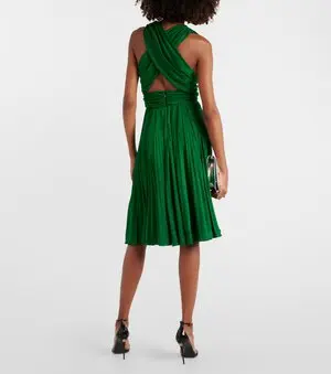 Dolce & Gabbana Pleated Mini Dress