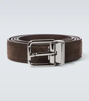 Dolce & Gabbana 25mm Leather Belt - Black