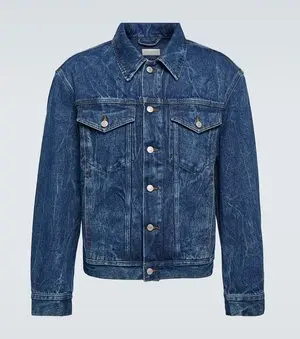 Dries Van Noten Indigo Denim Trucker Jacket - Blue