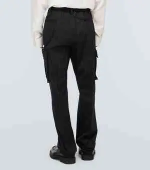 Versace Cotton Gabardine Cargo Pants