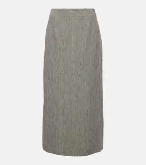Tove Romilie Linen Maxi Skirt