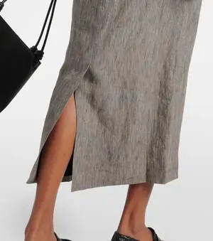 Tove Romilie Linen Maxi Skirt