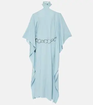 TALLER MARMO Mambo Halterneck Crêpe Kaftan