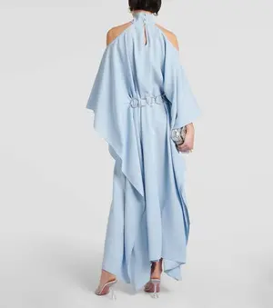 TALLER MARMO Mambo Halterneck Crêpe Kaftan